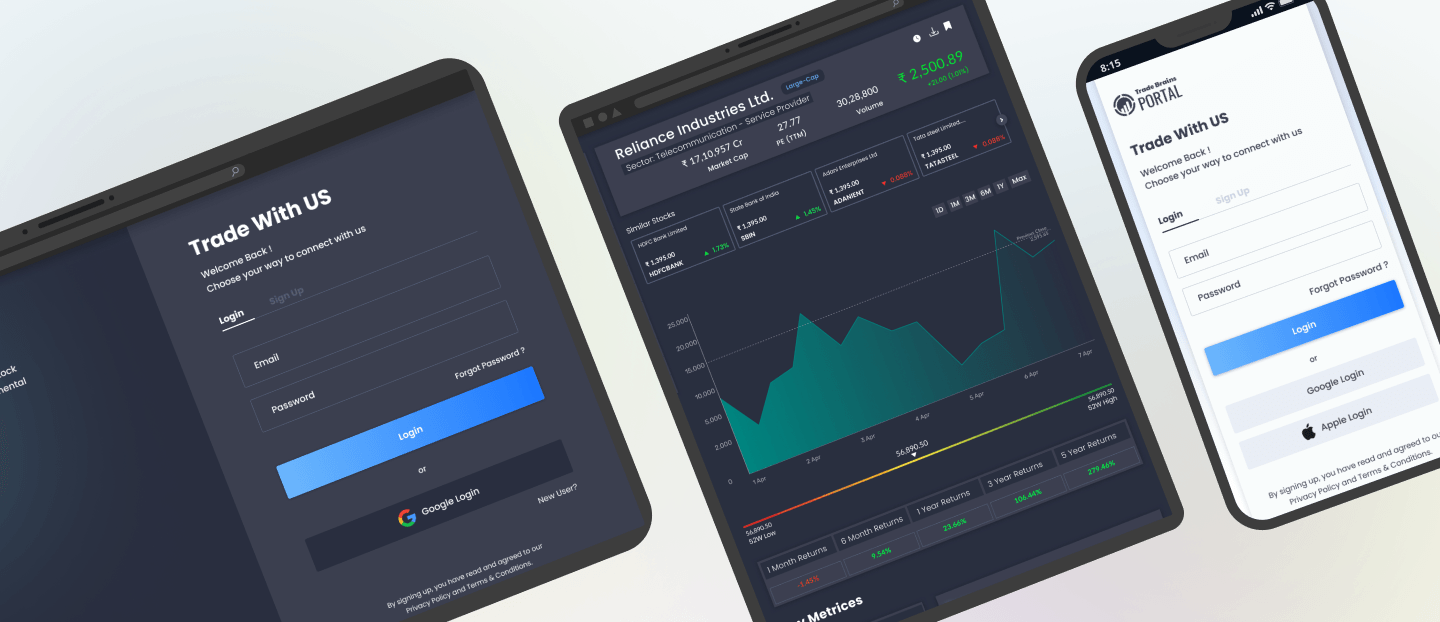 TradeBrains Portal | Senior Product Designer | UI UX Designer | Product ...